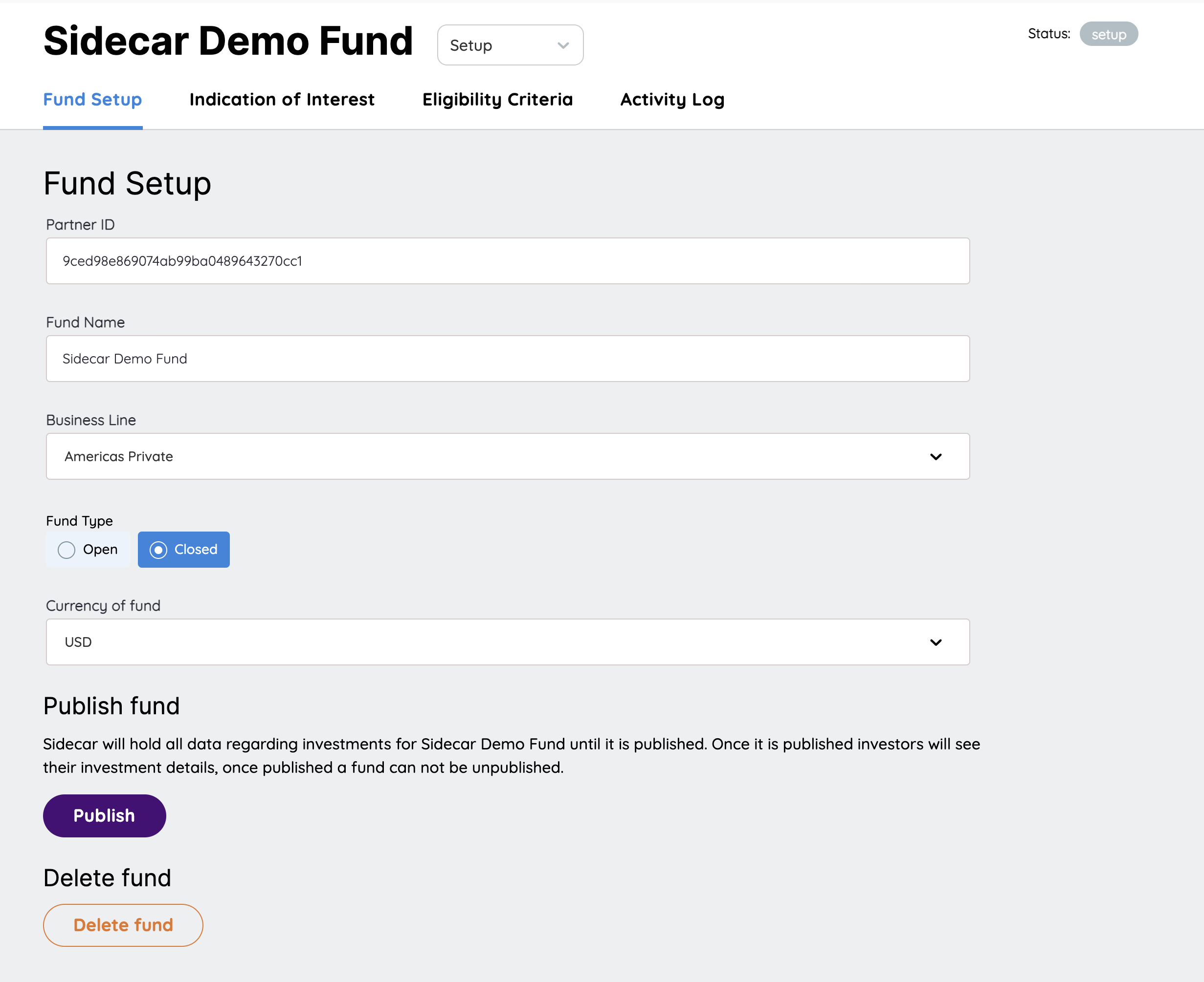Admin: Publishing to the investor dashboard – Sidecar Financial